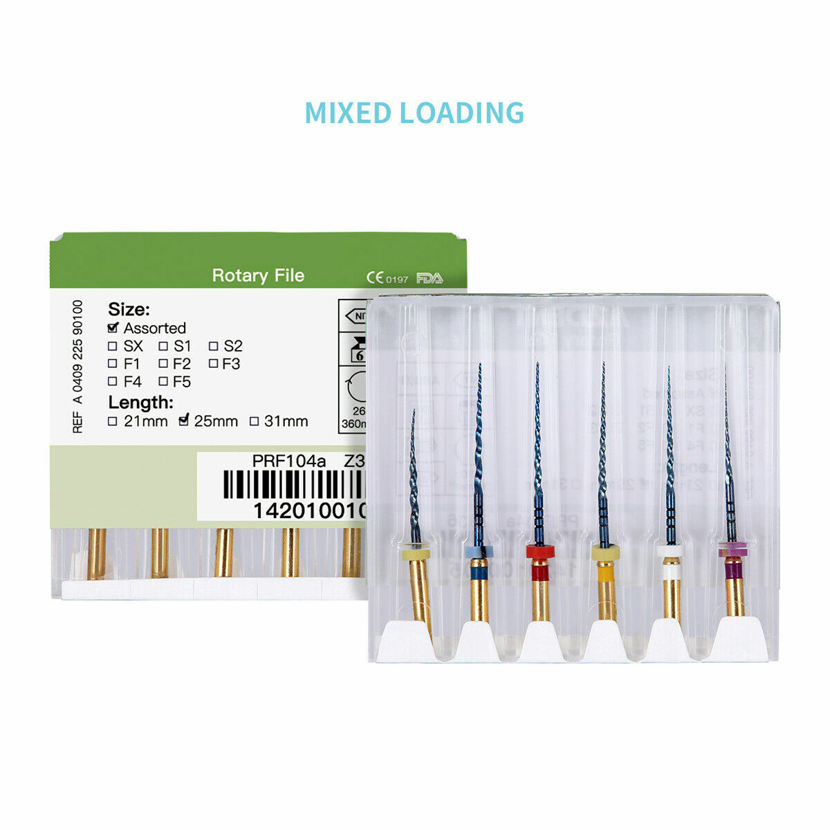 AZDENT Dental Rotary Heat Activated Canal Root Endodontic Files SX-F3 ...