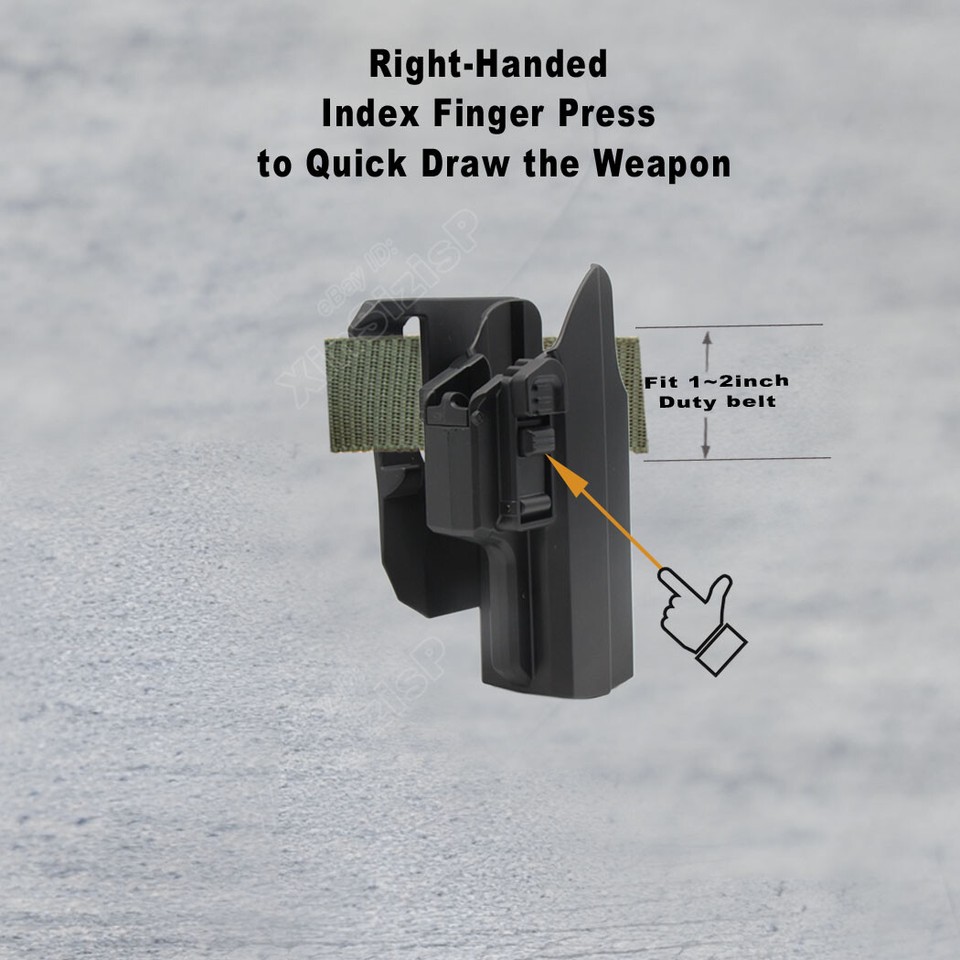 IPSC Holster for Sarsilmaz SAR 9 Walther P99 AS P99 QA P99c PPQ P99 TA ...