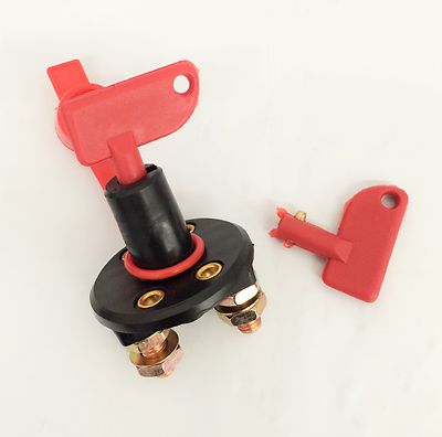 Battery Cut Off Disconnect Kill Switch w/ Removable Key Power Anti ...
