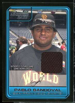 Pablo Sandoval Jsy B Card 2006 Bowman Draft Future's Game Prospects ...