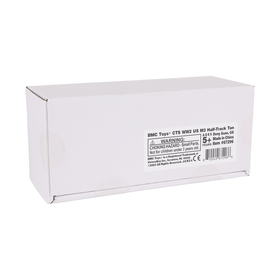 BMC CTS WW2 US M3 Halftrack Tan Classic Toy Soldier Plastic Armor ...