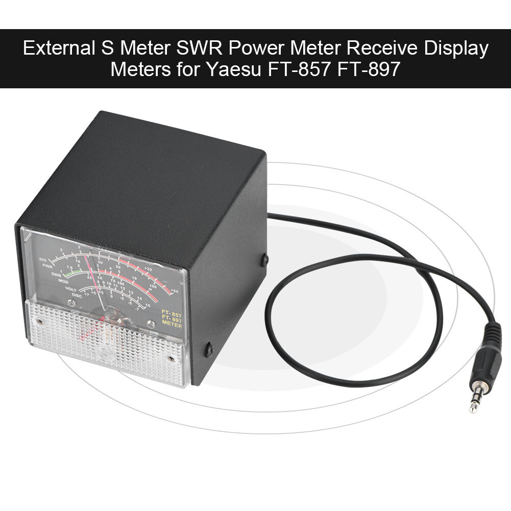 External S Meter SWR Power Meter Receive Display Meters For FT-857/FT-8 ...