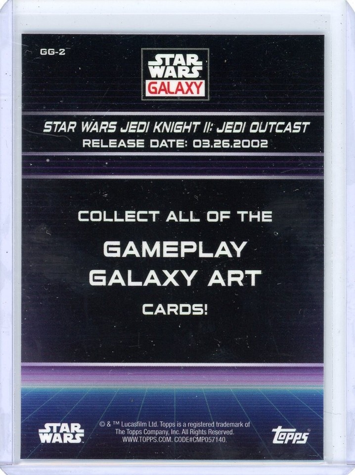 2022 Topps Star Wars Galaxy Republic Jedi Knight II: Jedi Outcast ...