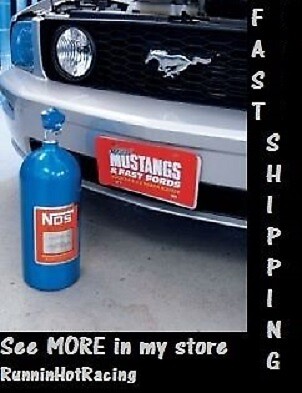 NEW Orange N O S REPLACEMENT 15 LB. NITROUS BOTTLE LABEL STICKER DECAL ...