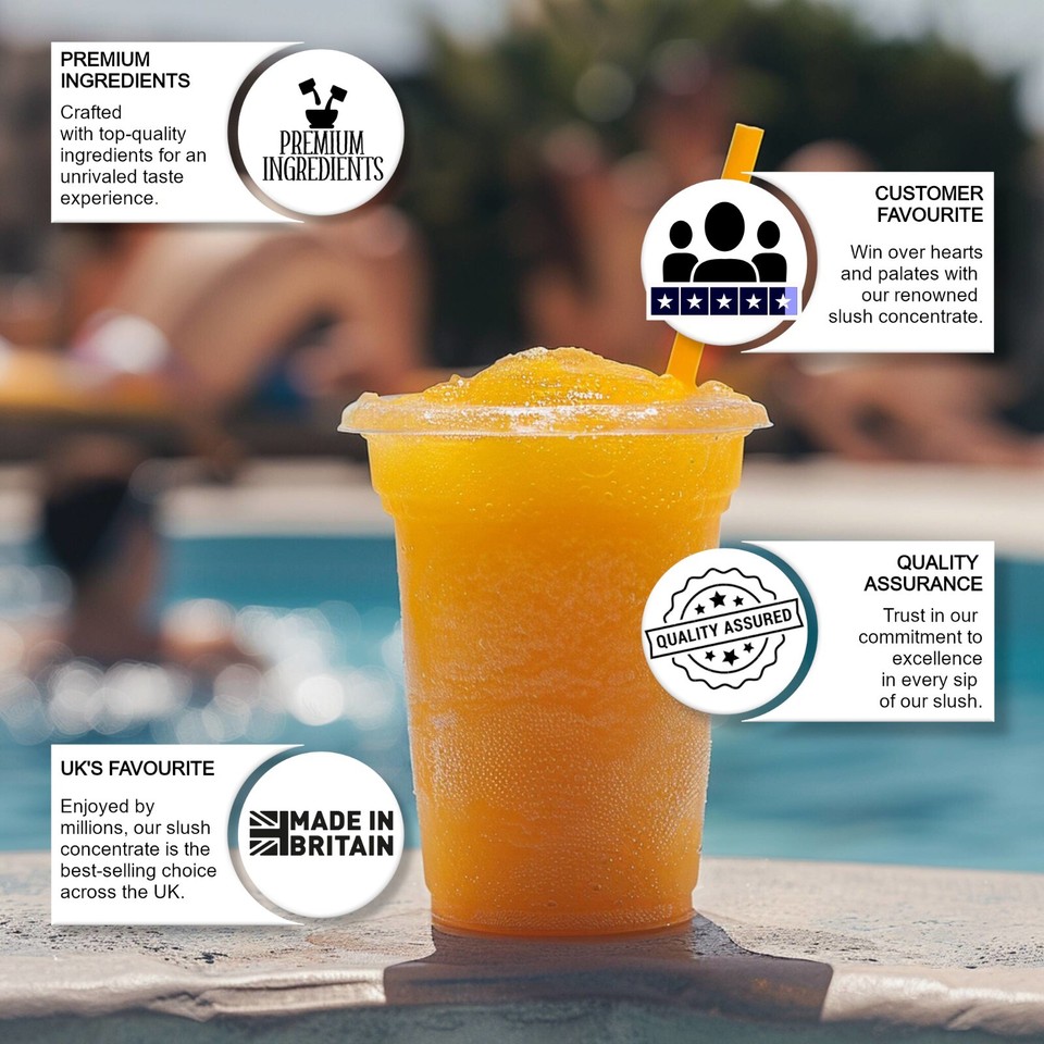 Slush Puppy Syrup / Slushie / Snowshock - Apple & Mango Slush (1 x 5Ltr ...