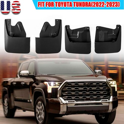 4pcs Front & Rear Mud Flaps Splash Guards MudFlaps for Toyota Tundra ...