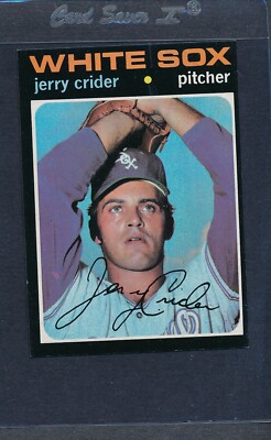 1971 Topps #113 Jerry Crider White Sox EX *12933 | eBay