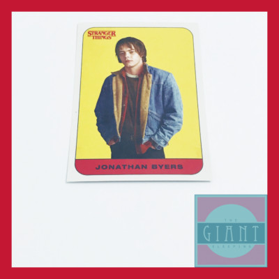 Topps Stranger Things Season 1 Sticker #9 Jonathan Byers Insert Card ...
