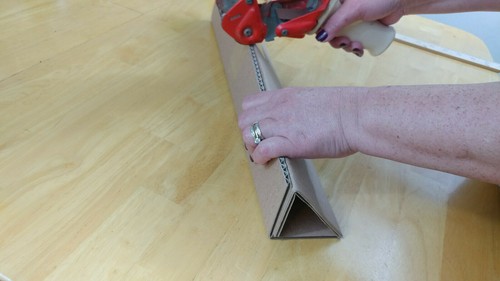 cardboard cut & scoring tool, re-size the box, make a new box, 2 in one ...