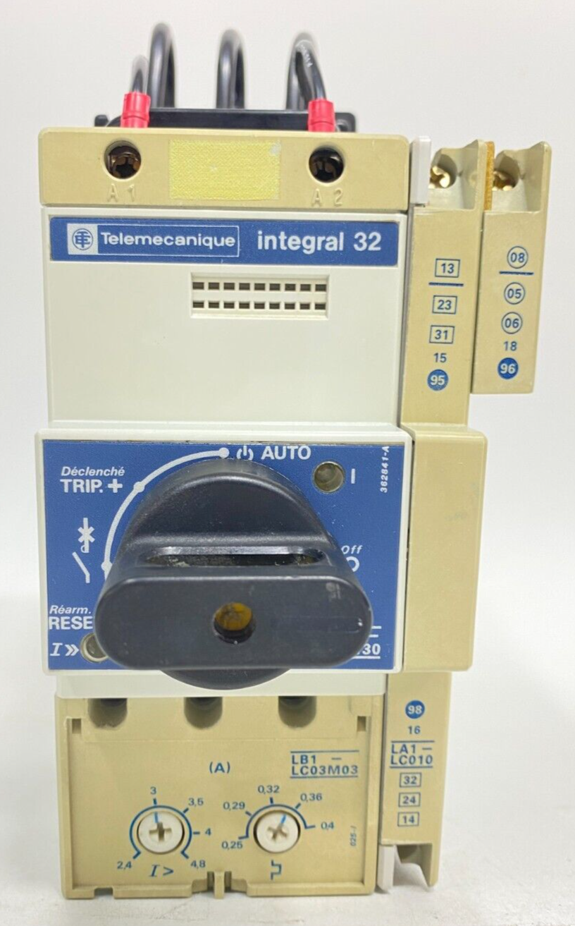 Telemecanique LD4-LC130 120V-Coil Integral 32 Motor Starter 3P 600V 0. ...