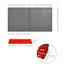 54 Piece Hanging Panel Tool Organization Rack for Garage Wall, 50 Hooks ...