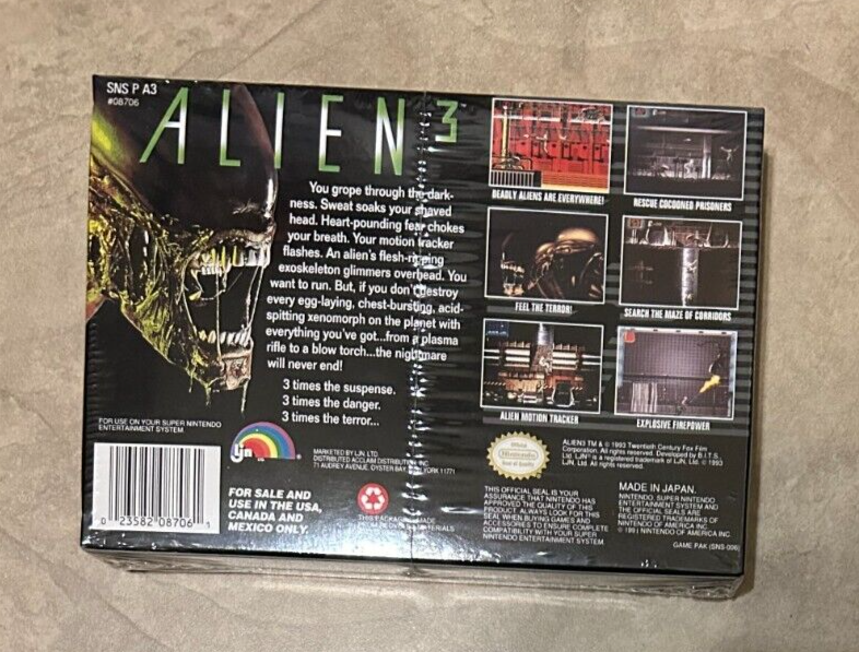 Alien 3 (Super Nintendo Entertainment System, 1993) for sale online | eBay