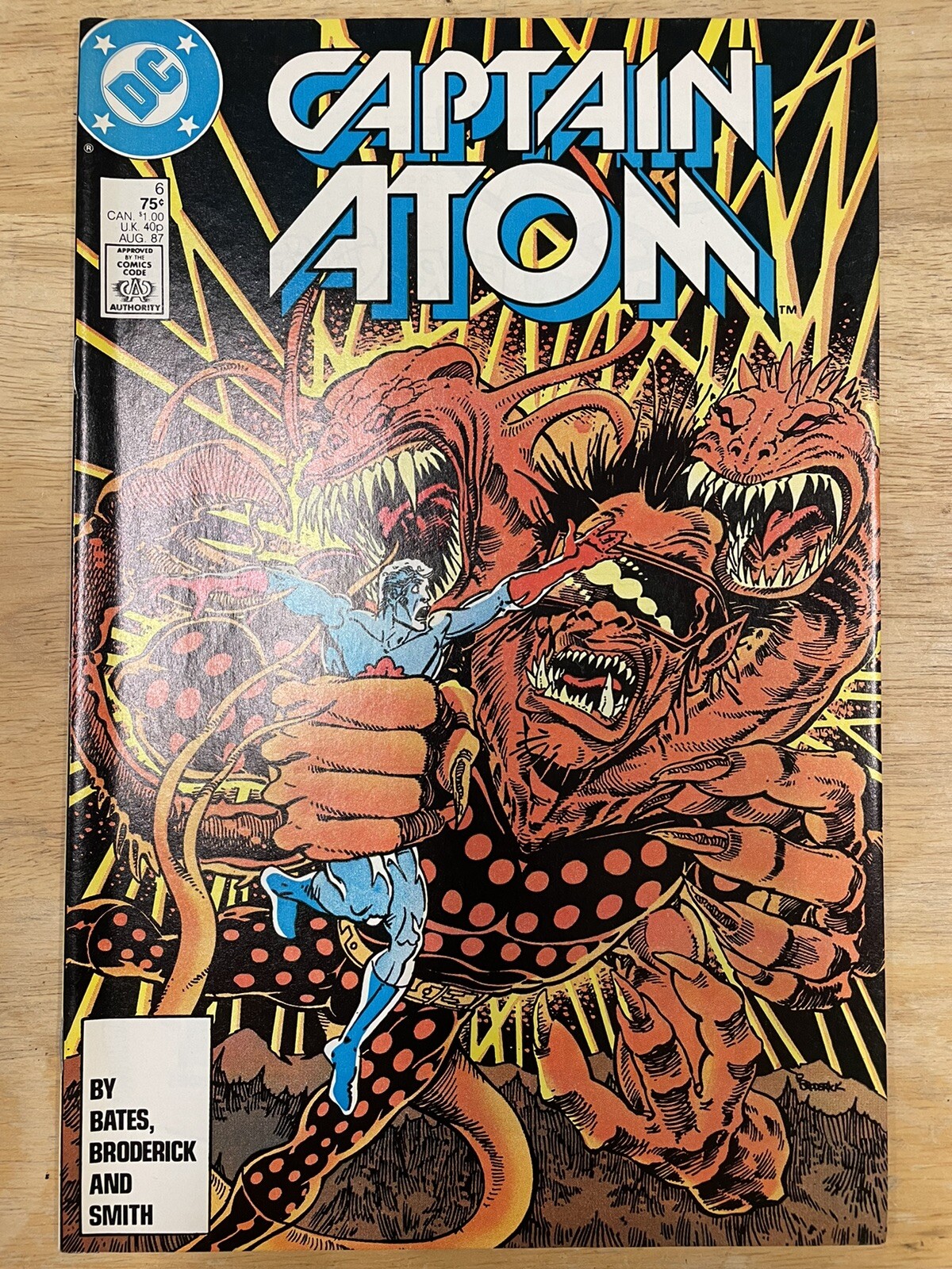 CAPTAIN ATOM #6 (1987) KEY! 1ST APPEARANCE DR. SPECTRO DC COMICS | eBay
