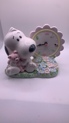 PEANUTS - HALLMARK LITTLE SNOOPY CERAMIC CLOCK | eBay