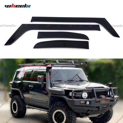 4 X For 07-14 Toyota Fj Cruiser Window Visor Sun Shade Rain Guard Wind ...