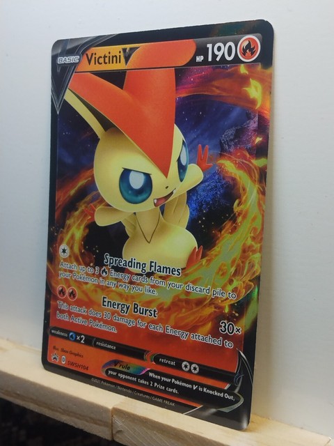 Pokémon TCG Victini V SWSH Black Star Promos SWSH104 Promo for sale ...