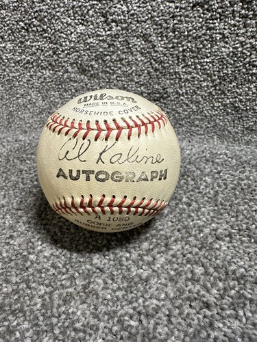 Wilson A 1080 Al Kaline facsimilie autograph Vintage Baseball - 1960's ...