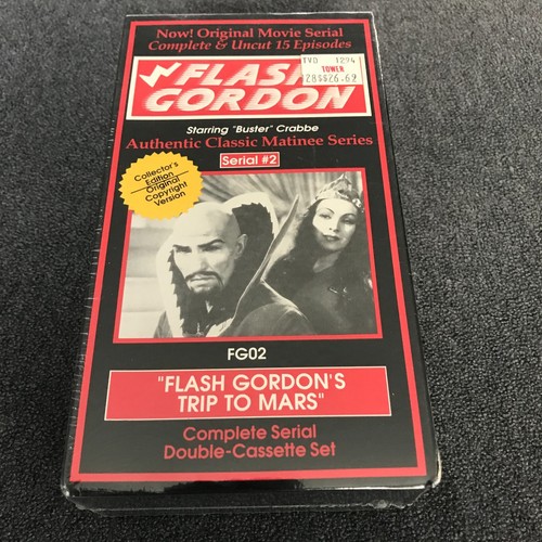 Flash Gordon's "Trip to Mars" Starring Buster Crabbe (1994,2-VHS Tapes ...