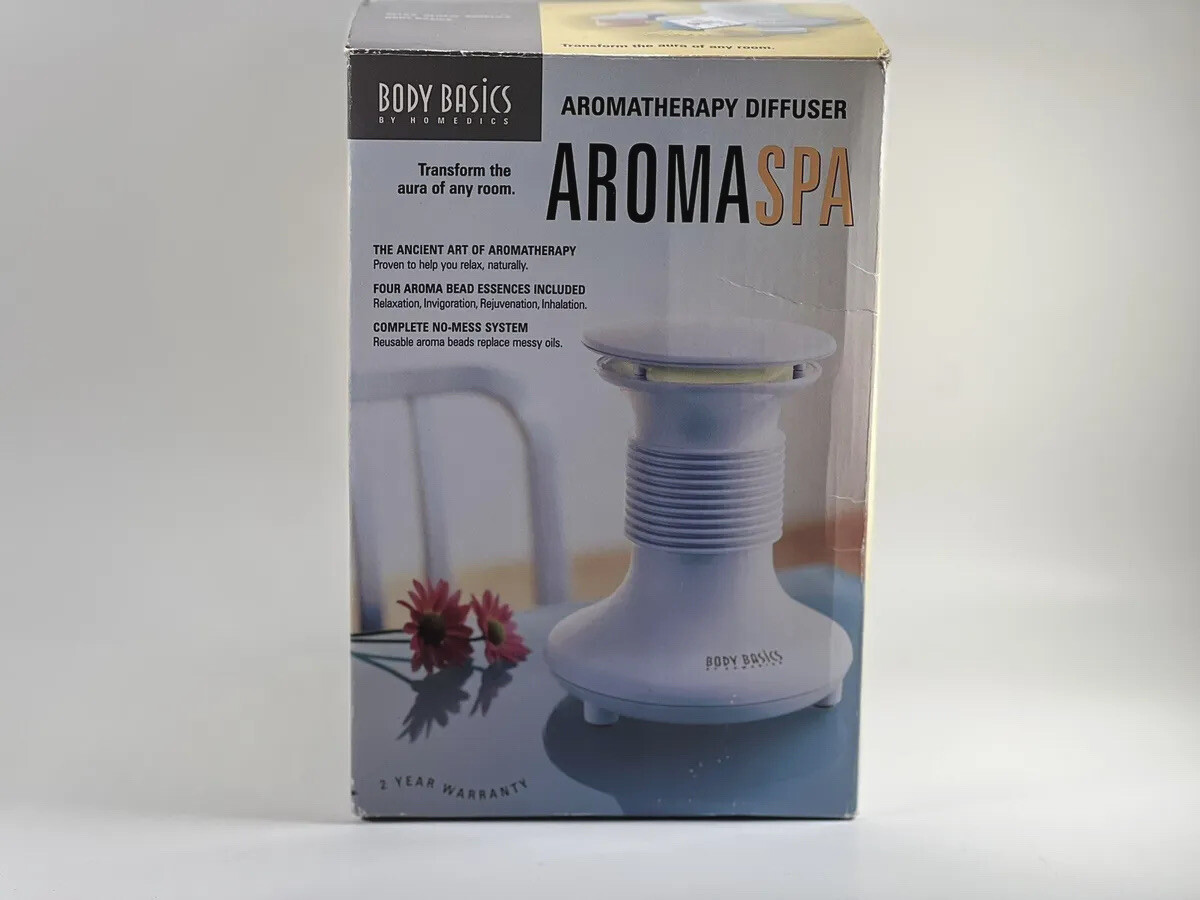 HoMedics Body Basics Aromatherapy Diffuser Aroma Spa 3 Jars for sale ...