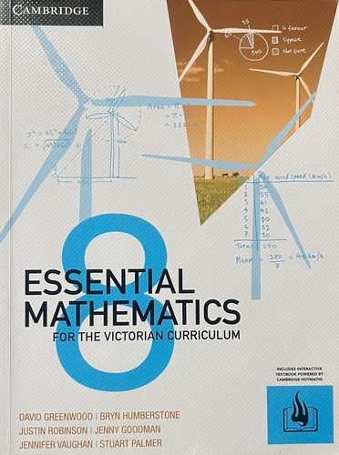 592book Cambridge Essential Mathematics 8 for the Victorian Curriculum ...