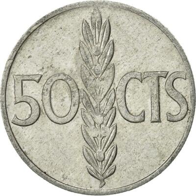 Spain 50 Centimos - Francisco Franco Coin KM795 1966 Fair and ...