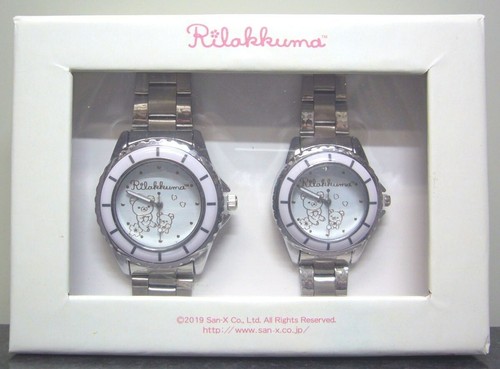 Mint Rilakkuma & Korilakkuma Pair Watches w/ Box White San-X Prize ...