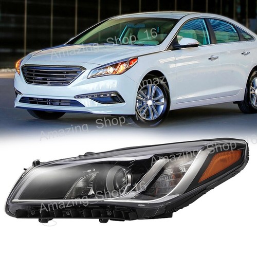 For 2015 2016 2017 Hyundai Sonata Headlight Halogen w/ Bulbs Driver ...