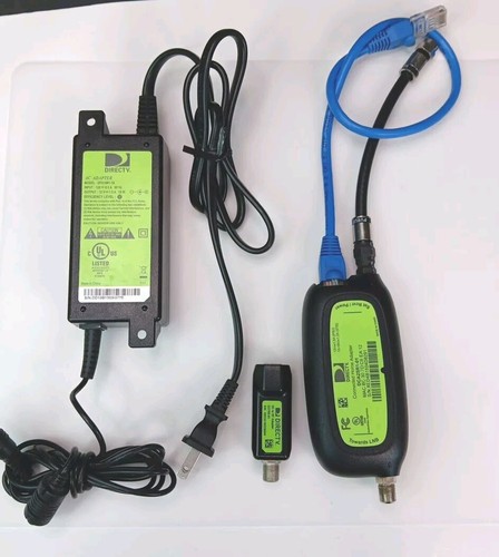 DirecTV Connected Home Adapter DCA2SR0-01 Ethernet Coax-w/ Power Supply ...