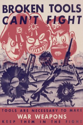 1942 WWii JAPAN JAPANESE CARTOON COMIC CARICATURE WEAPON WAR PROPAGANDA ...