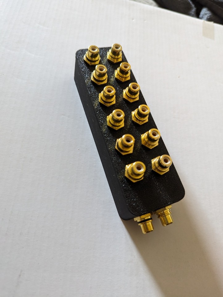 RCA distribution block 1-6 rca splitter | eBay