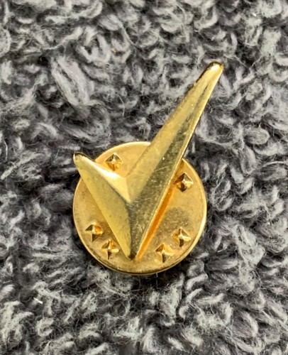 Gold Tone Checkmark Lapel Pin Check Mark | eBay