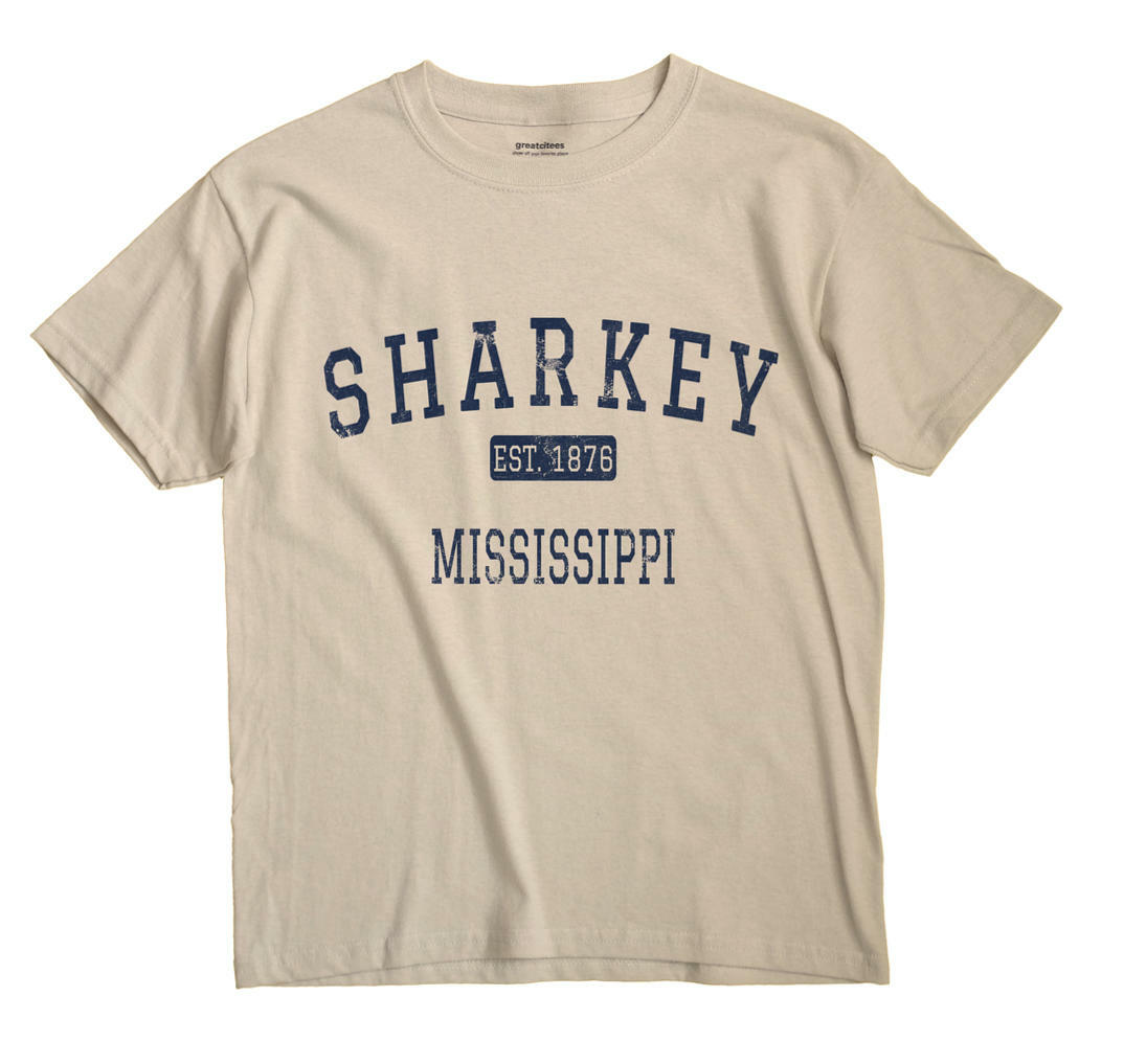 Sharkey Mississippi MS T-Shirt EST | eBay