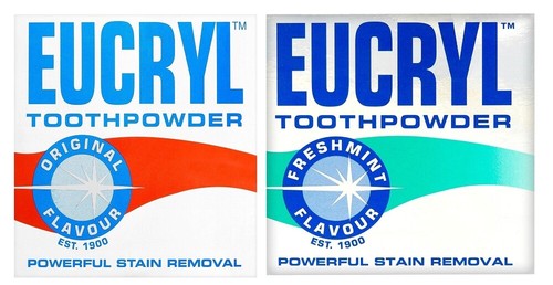 Eucryl Smokers Tooth Powder 50g Original / Freshmint - Choose Your ...