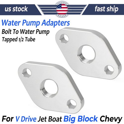 V Drive Jet Boat Billet Water Pump Adapters BBC For Big Block Chevy ...