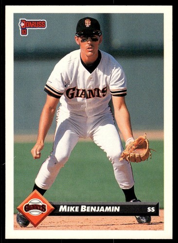 1993 Donruss Baseball Card Mike Benjamin San Francisco Giants #472 | eBay