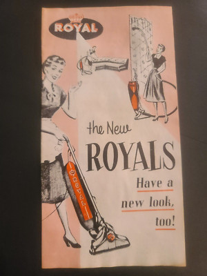 Vintage "The New Royals" Royal Vacuum Cleaner Brochure Pamphlet | eBay