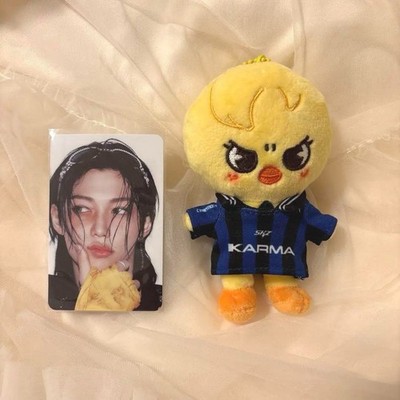 Stray Kids SKZOO ver KARMA BbokAri Felix Plush Doll Keychain & Photo ...