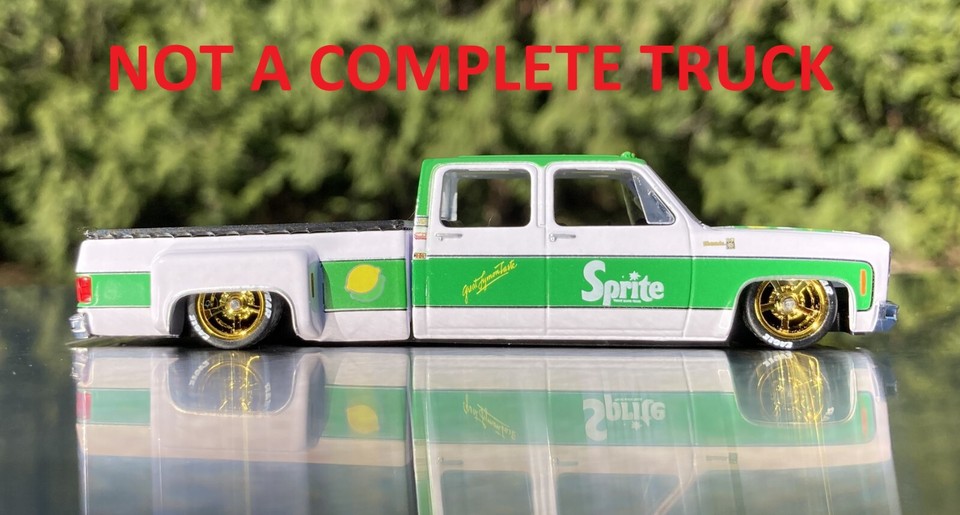 CUSTOM LOWRIDER BASE for M2 Machines Chevrolet Silverado C-10 Quad Cab ...