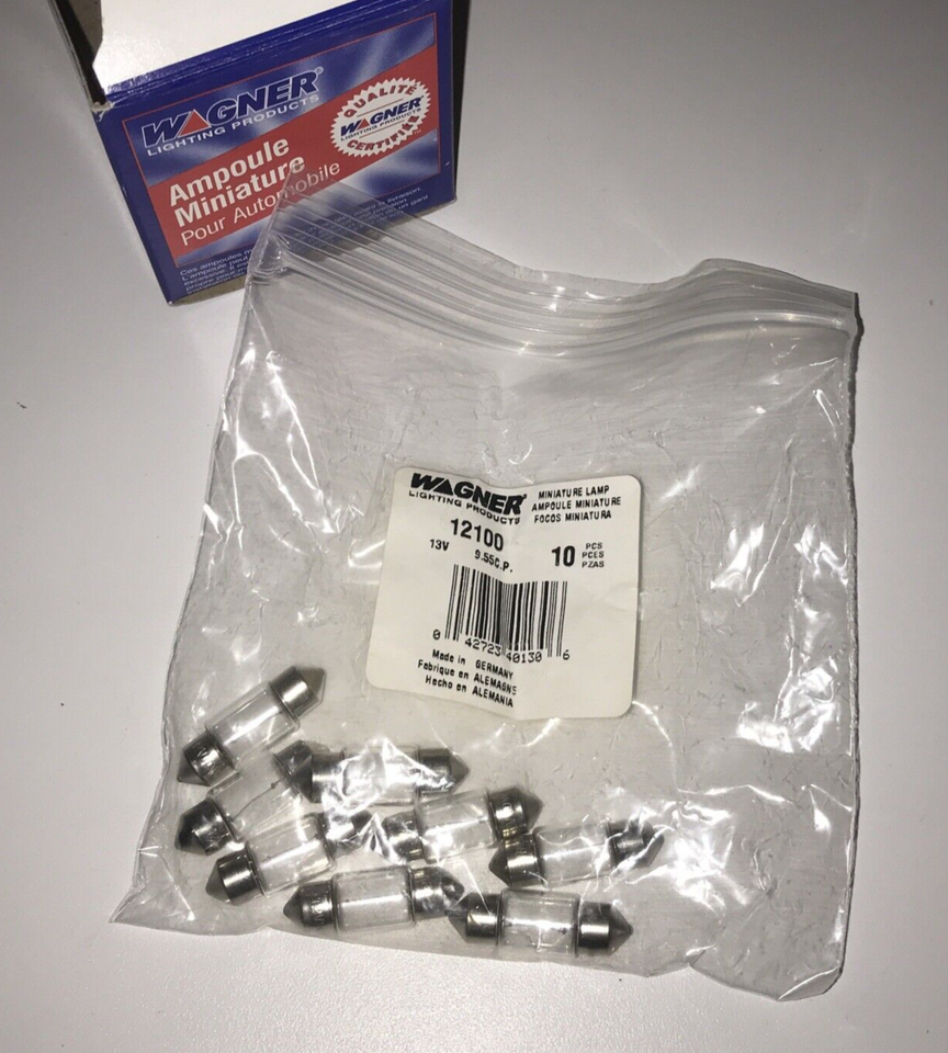 1 - Wagner 12100 Dome Light Bulb for Buick Chevrolet GMC Hino Honda ...