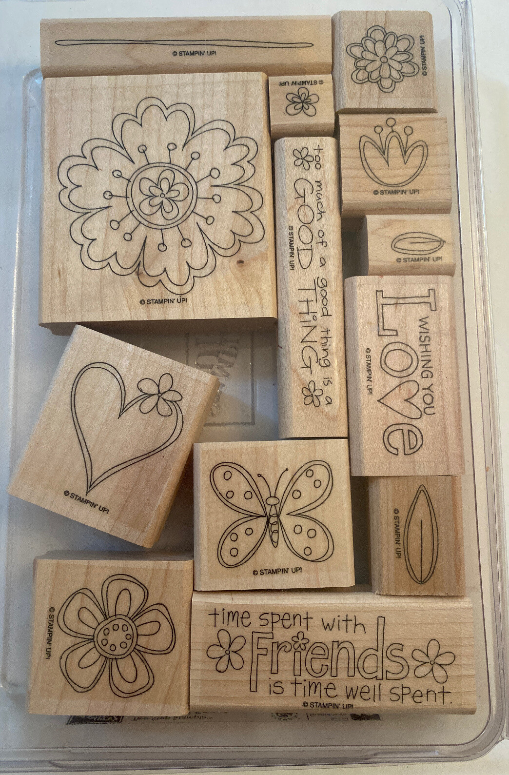 Stampin’ Up Time Well Spent Stamp Set | eBay