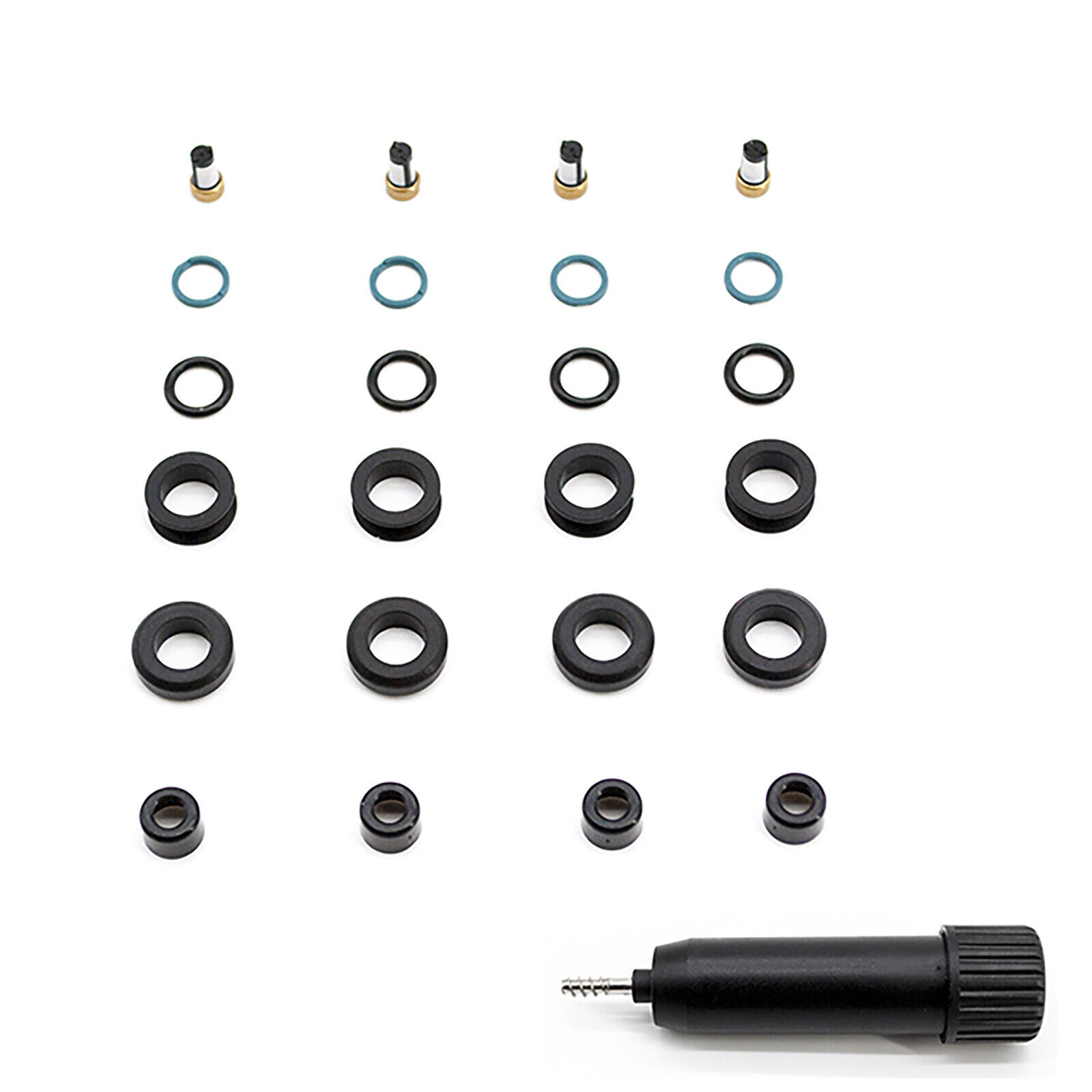 V4 Fuel Injector Repair Seal Kit Fits 2005 Toyota Corolla Matrix ...
