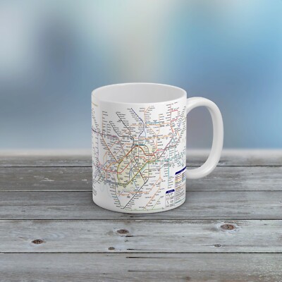 London Underground Map. Fine Art Mug/Cup. Ideal Gift Coffee/Tea Mug ...