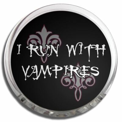 I Run With Vampires Memo Fridge Magnet Plastic Clip (58mm) | eBay UK