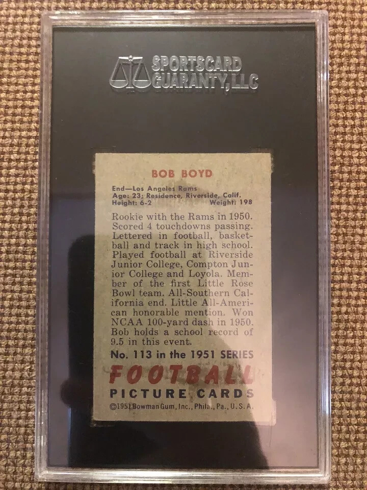1951 Bowman - Bob Boyd #113 (RC) for sale online | eBay
