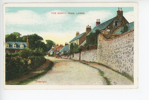 North Fens Village LARGS Antique SCOTLAND UK Postcard Star Series 1910s ...