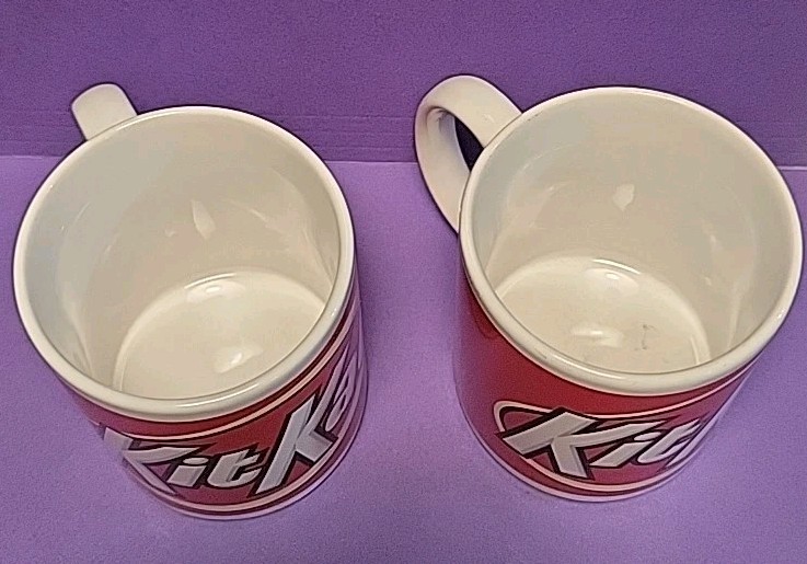 Kit Kat Galerie Mug Set of 2 Coffee 11 oz Cup Hershey Candy Company ...