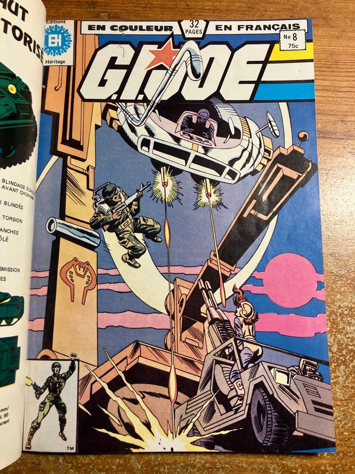 G.I. JOE #7-8-9 french canadian comic EDITIONS HERITAGE (1983) #7020 | eBay
