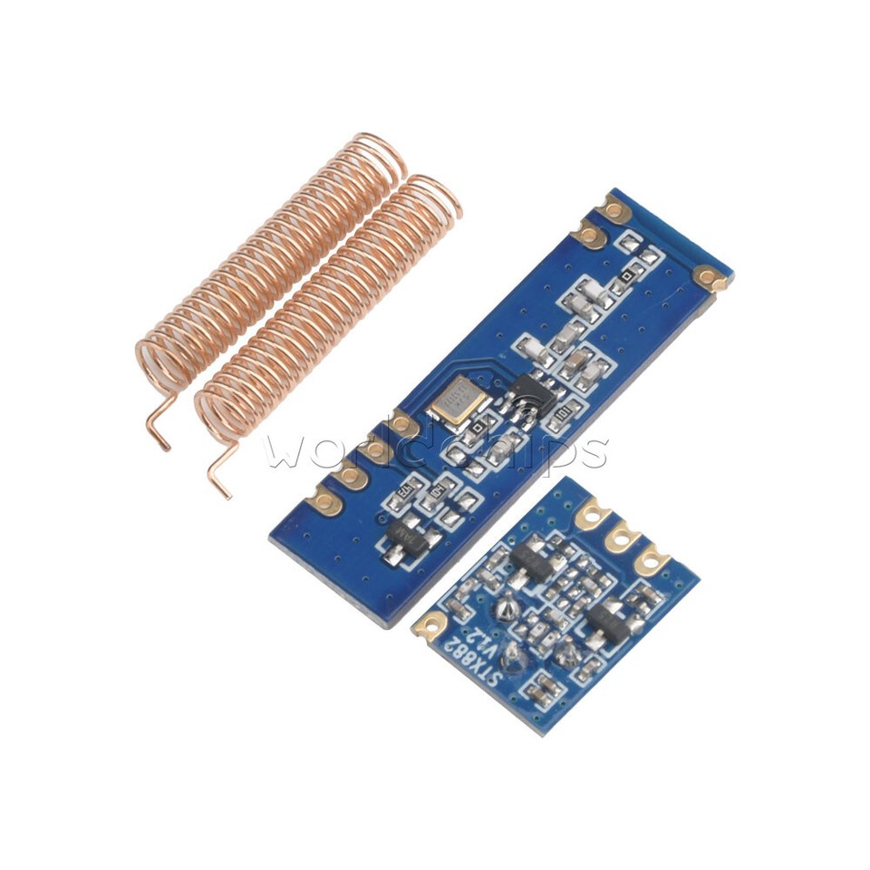 433MHz 100 Meters ASK Wireless Module Kit RF Transmitter&Receiver with ...
