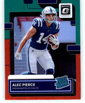 2022 Donruss Optic Rated Rookies Preview Red and Green #321 Alec Pierce ...