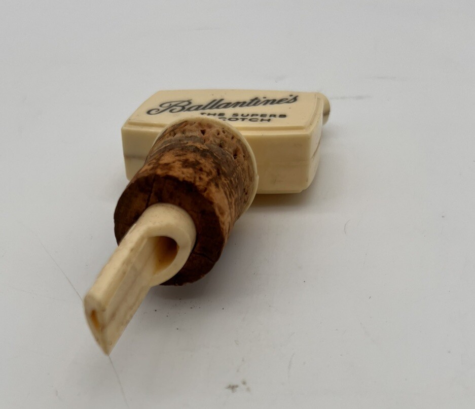 Ballantines Cork Stopper Pouring Spout The Superb Scotch Cork Plastic ...